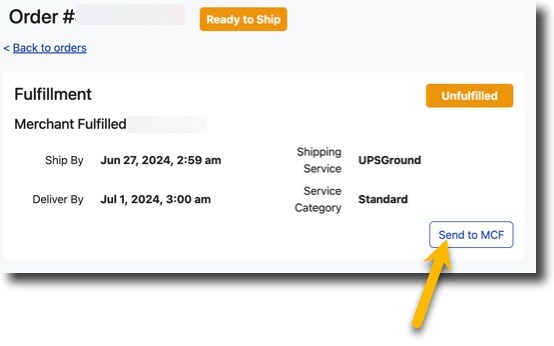 Manage orders filled using FBA inventory and Multi-Channel Fulfillment